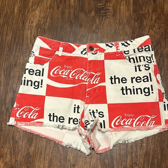 Coca Cola | Shorts | Vintage Coca Cola Cut Off Denim Shorts | Poshmark